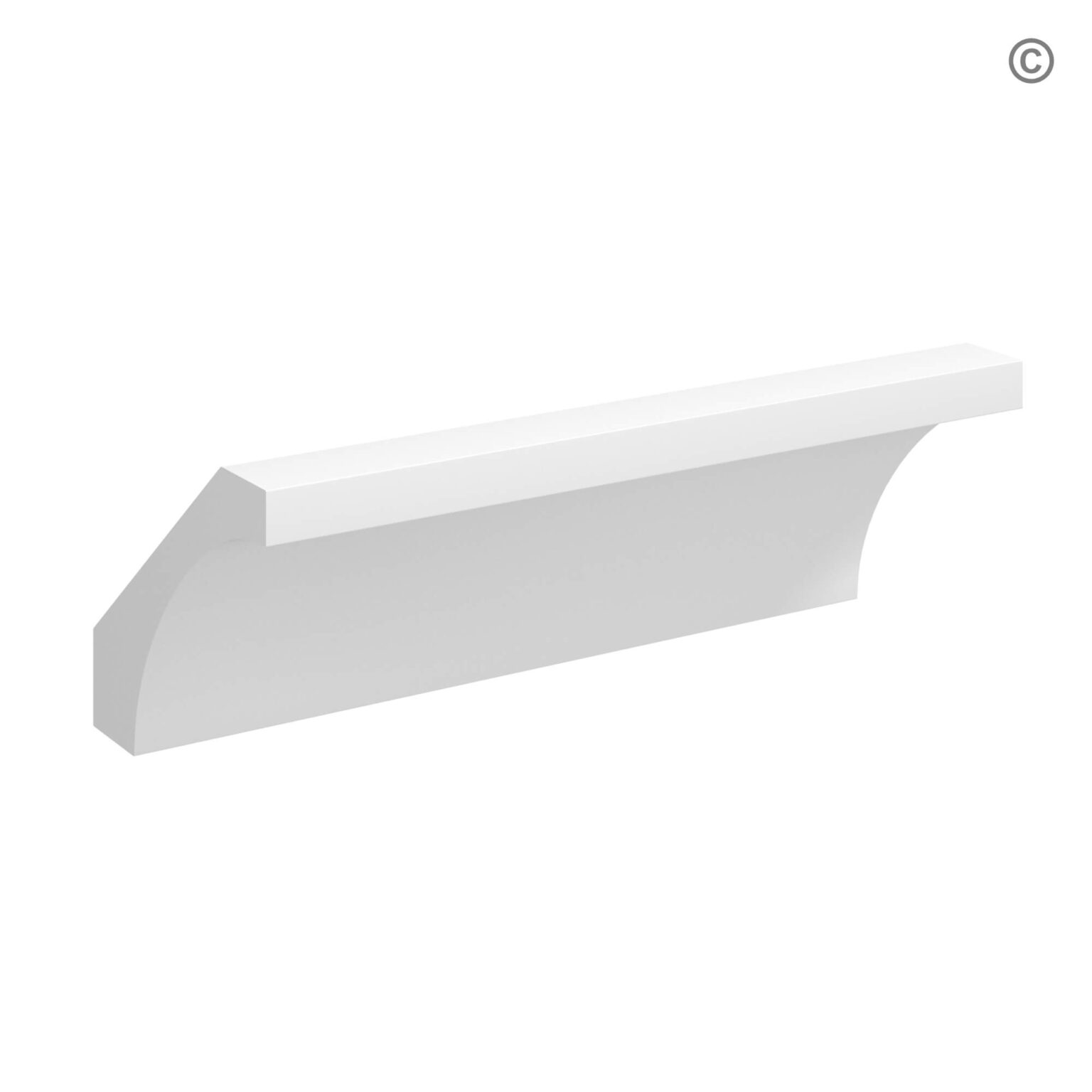 White Shaker Moulding - Classic Cabinet Detailing