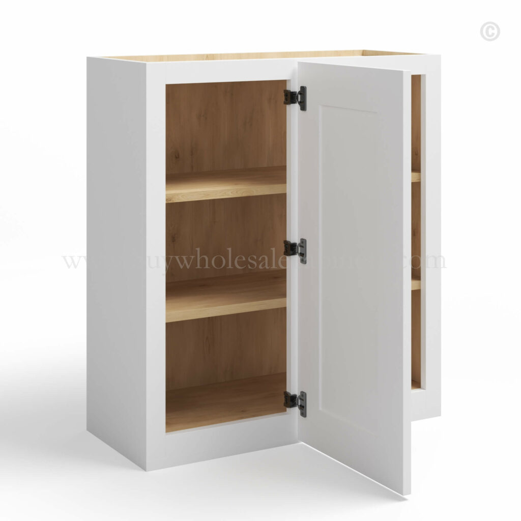 White Shaker 36 H Wall Blind Cabinet