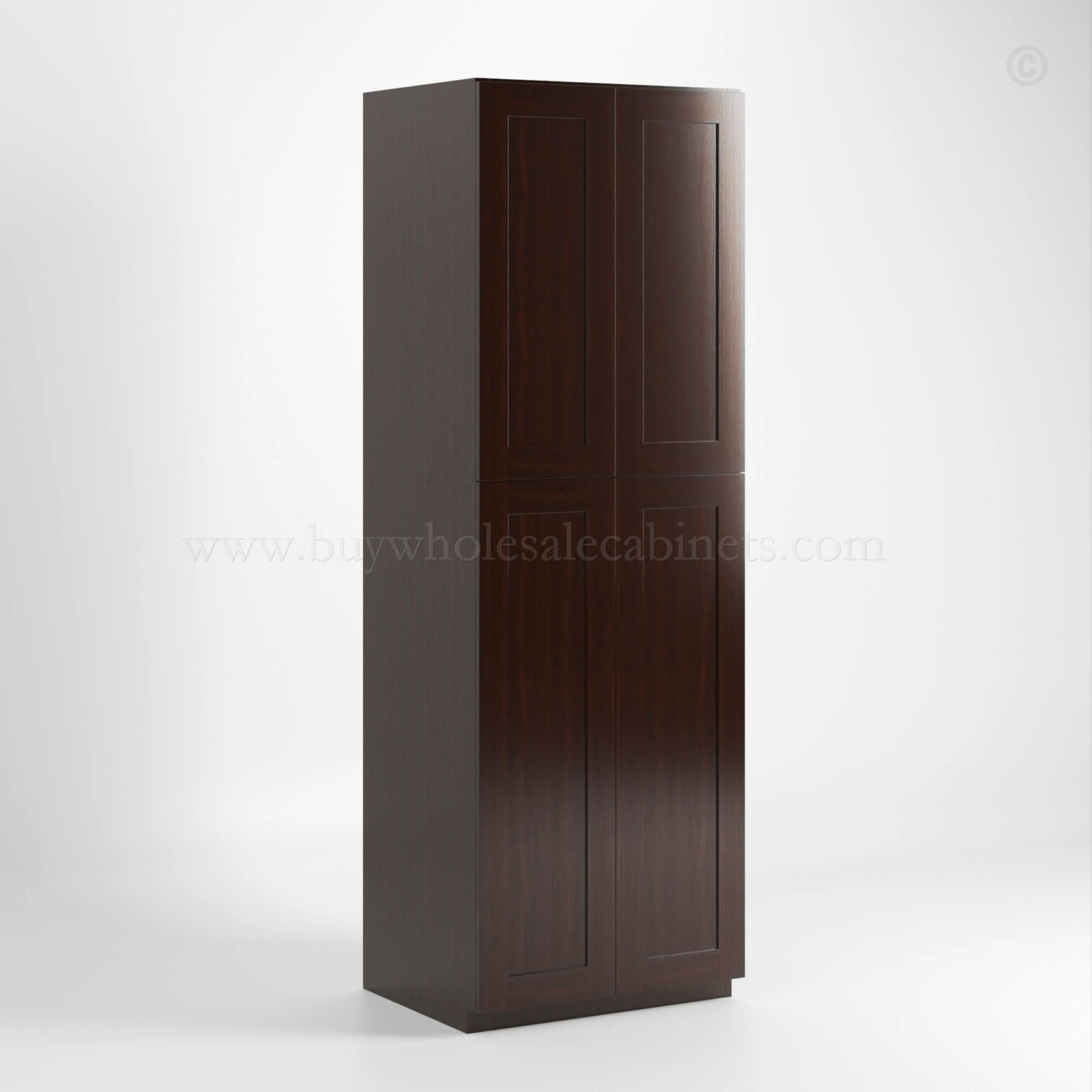 Shaker Espresso Pantry Cabinets - Buy Wholesale Cabinets
