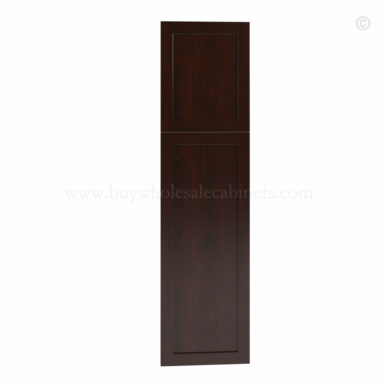 Shaker Espresso Tall Decorative Door Panel - BWC
