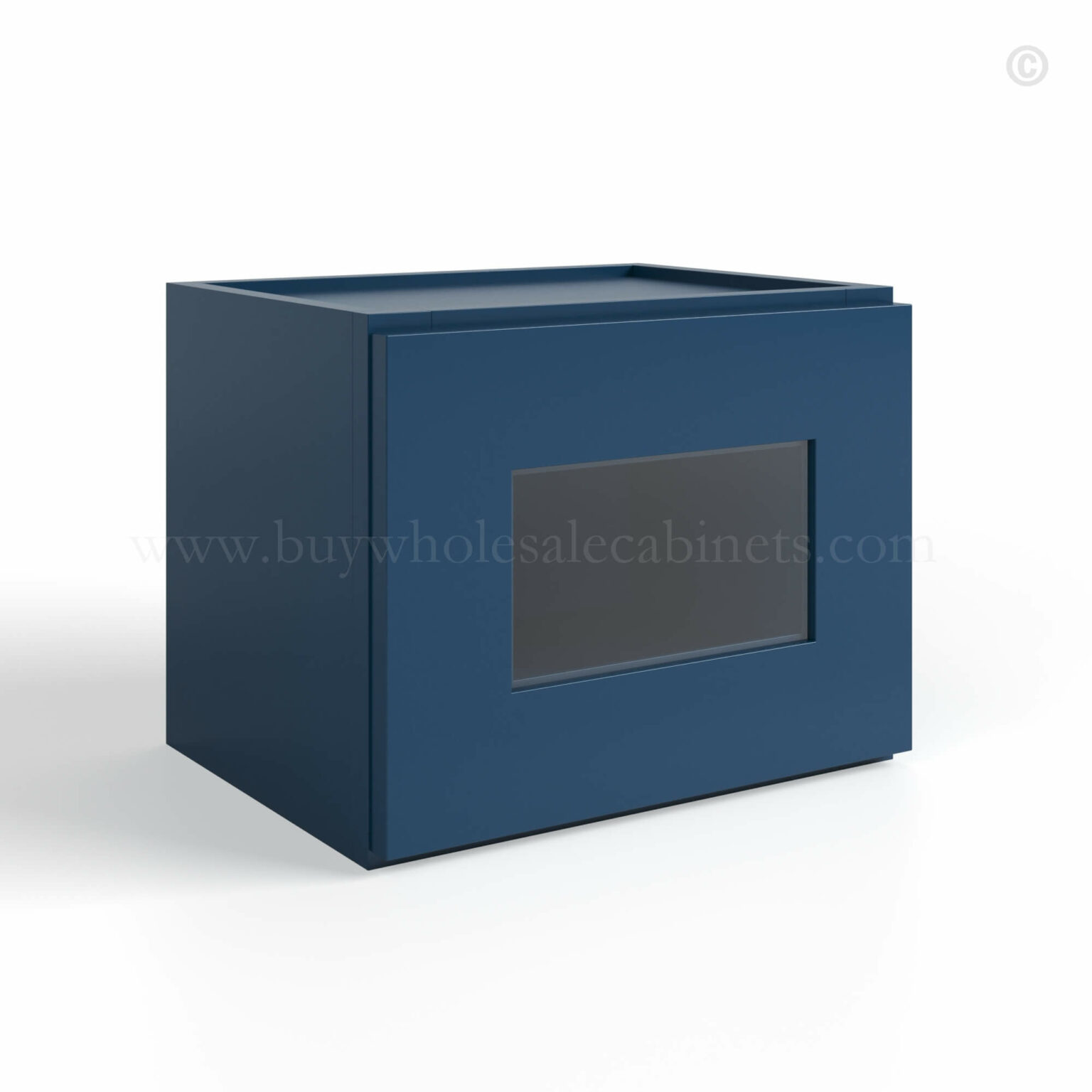 RTA Navy Blue Shaker Wall Cabinets | Buy Wholesale Cabinets