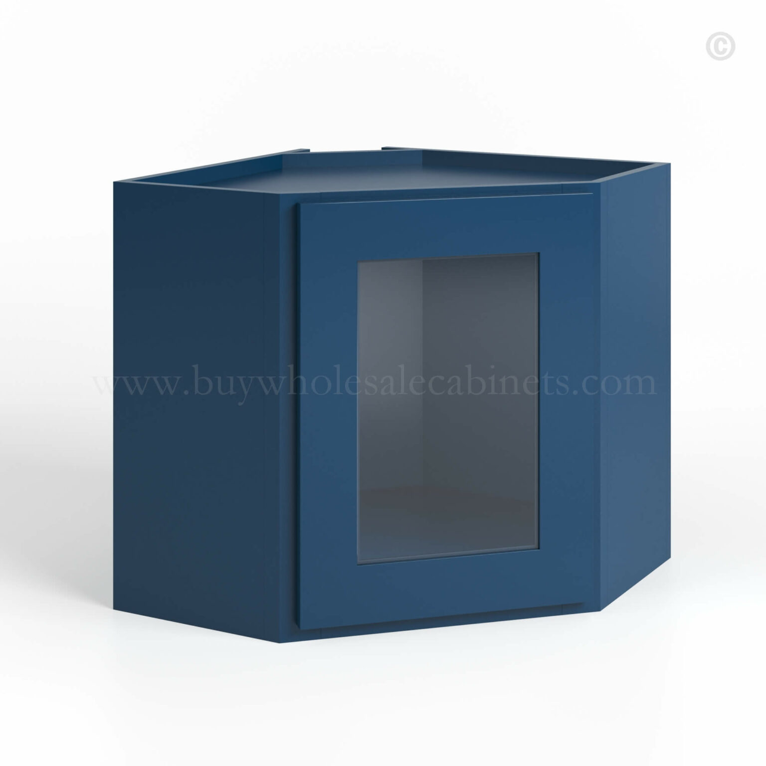 RTA Navy Blue Shaker Wall Cabinets | Buy Wholesale Cabinets