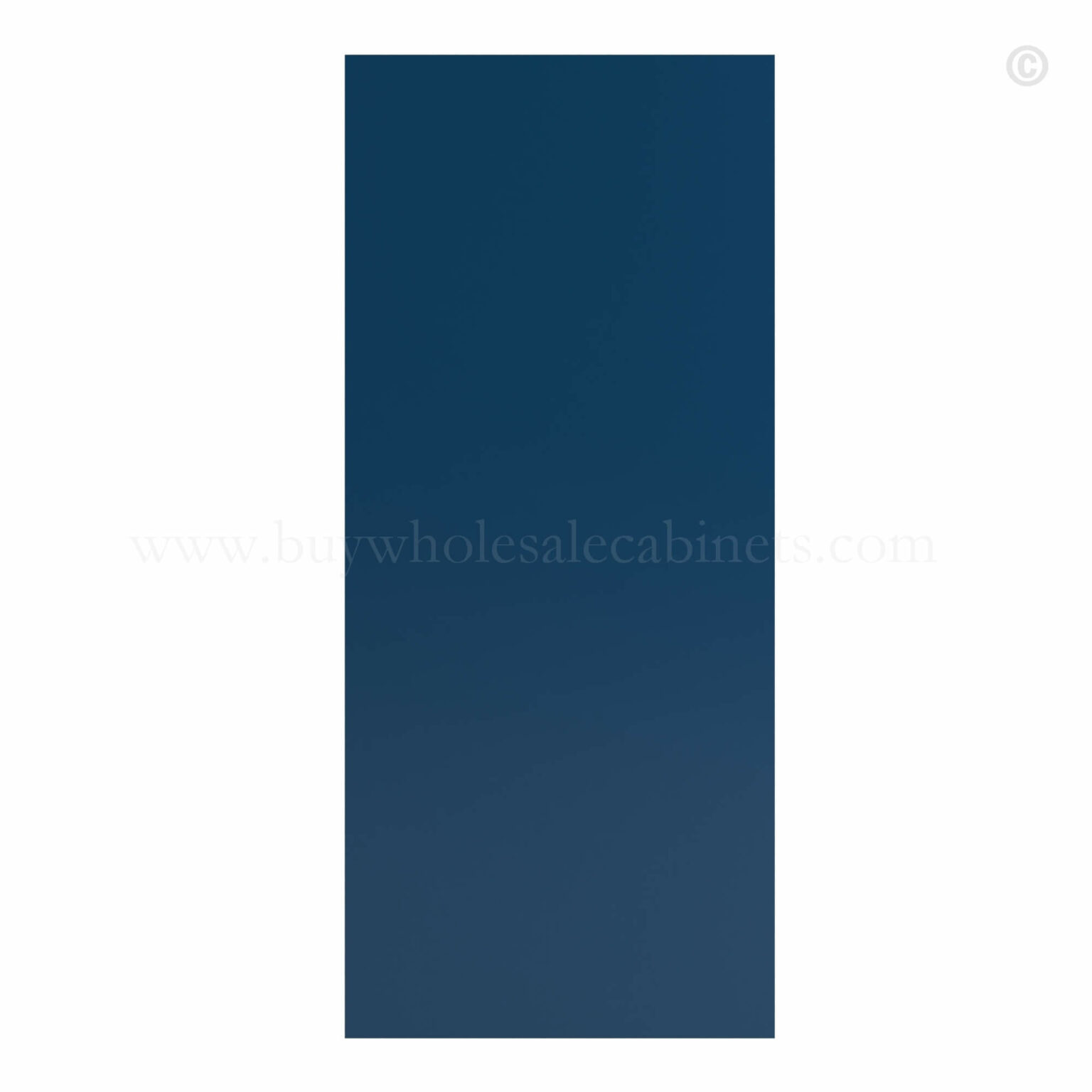 Navy Blue Shaker Finished Plywood Island Panel - BWC