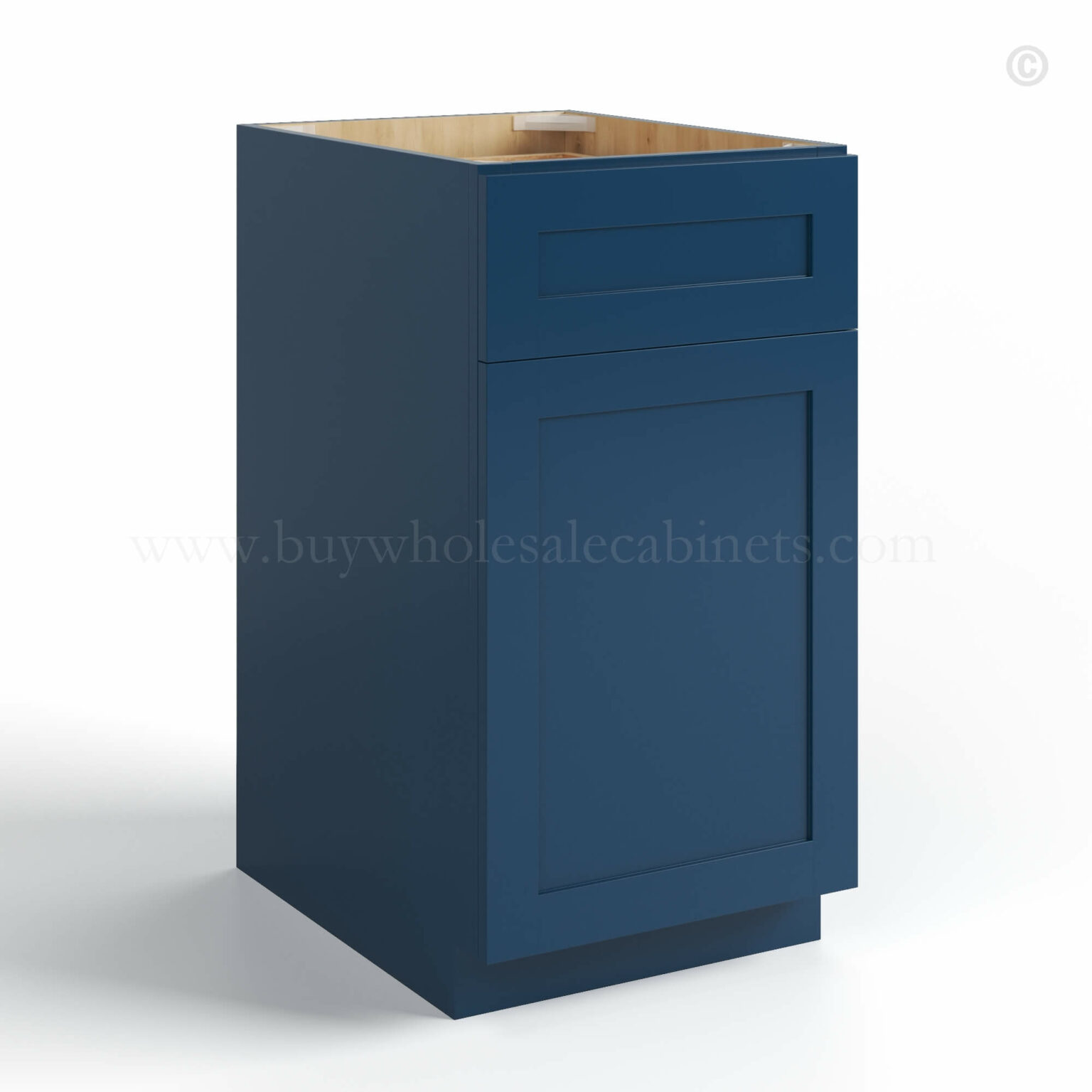 Navy Blue Shaker Base Cabinets - Buy Wholesale Cabinets