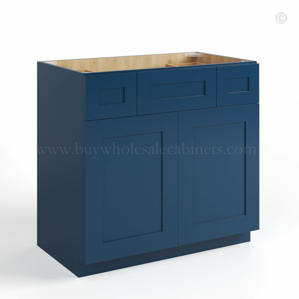Navy Blue Shaker Vanity Cabinets - Buy Wholesale Cabinets