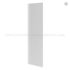 Frameless Gloss White Dishwasher Return Panel with Filler - BWC