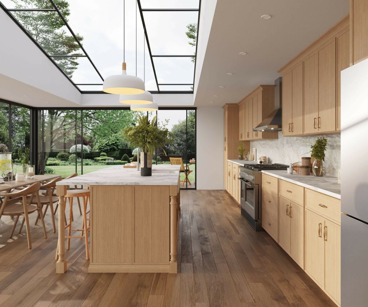 Oak Shaker Style Cabinets