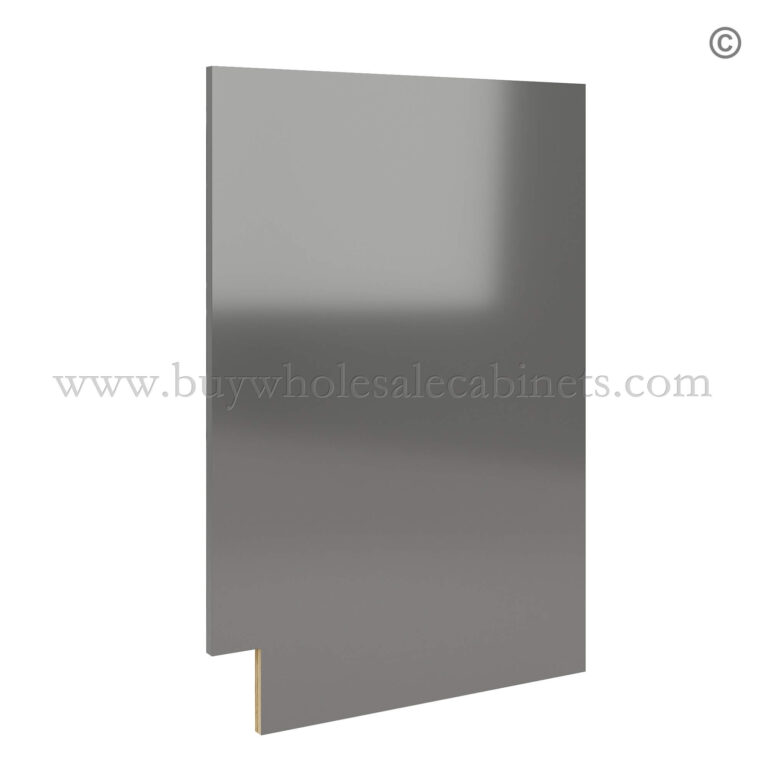 High Gloss Gray Filler and Panels RTA Cabinets - BWC