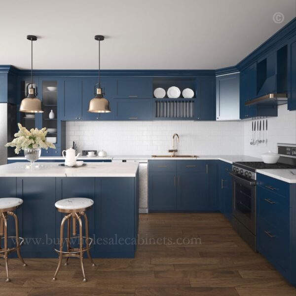 Are Blue Kitchen Cabinets in Style? - Buy Wholesale Cabinets