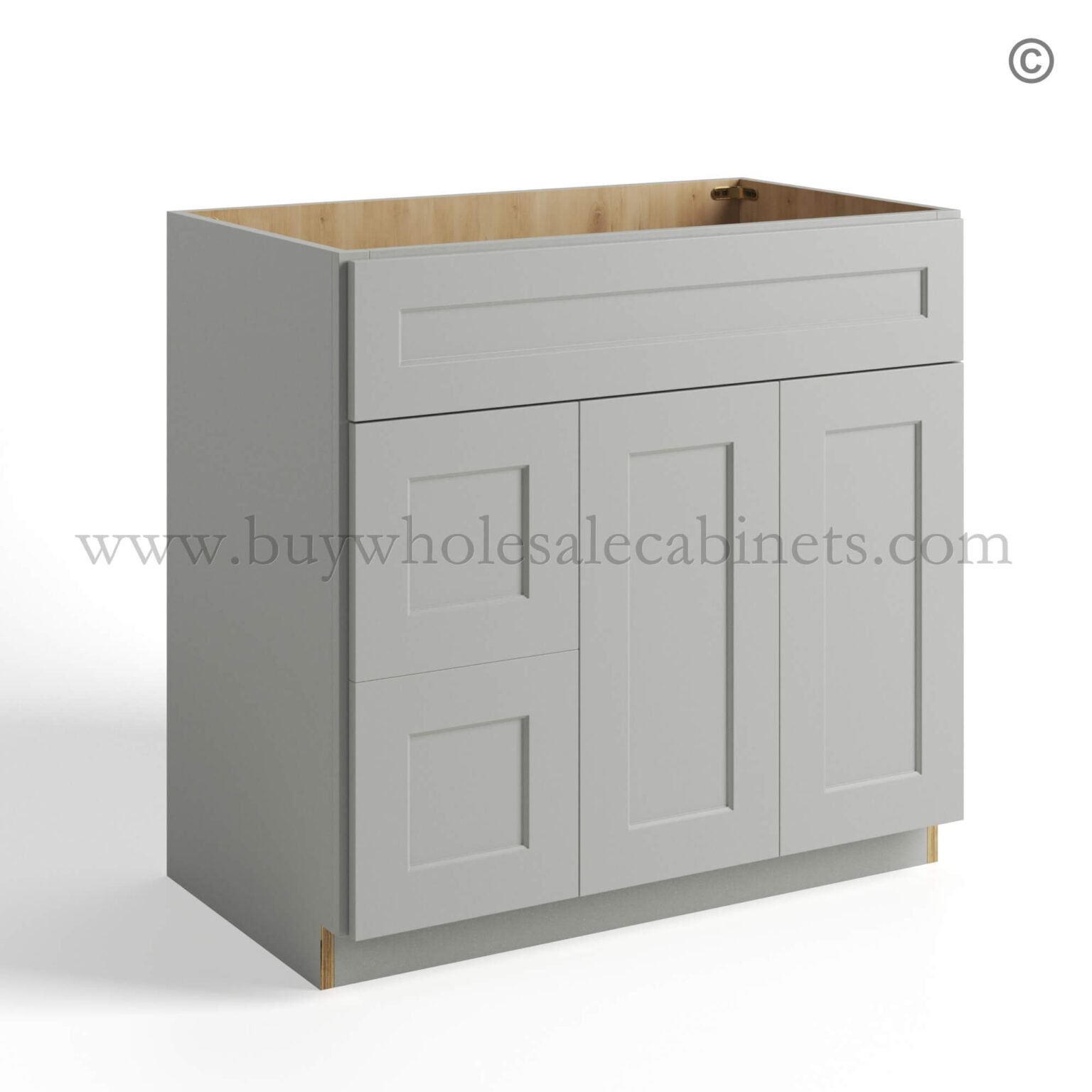 Dorian Gray Shaker Vanity Cabinet - Buy Wholesale Cabinets