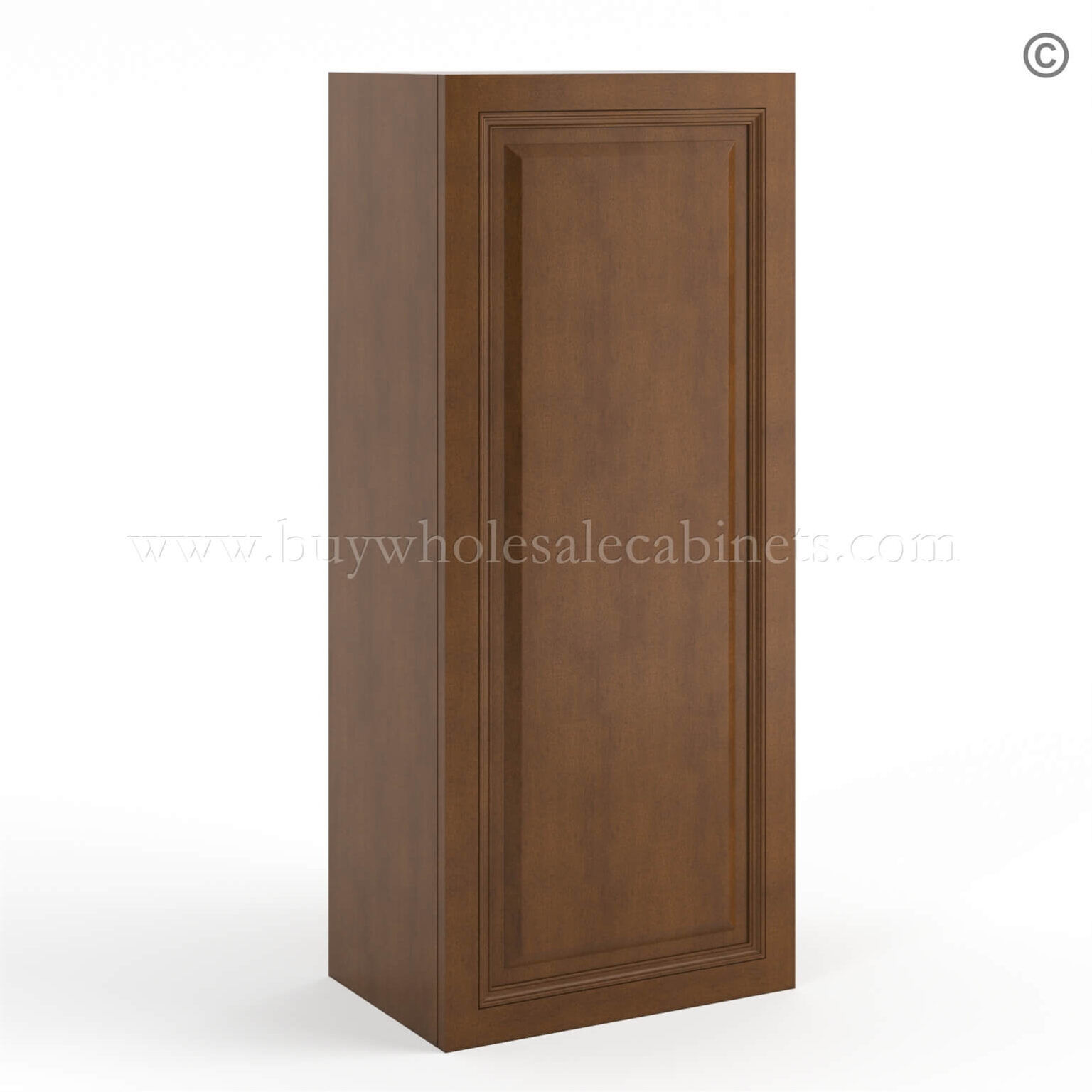 Frameless Graphite Gray 30 Tall Deep Wall Cabinet - BWC