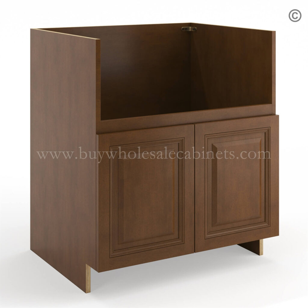 Frameless Classic Chestnut Base Cabinets - Buy Wholesale Cabinets