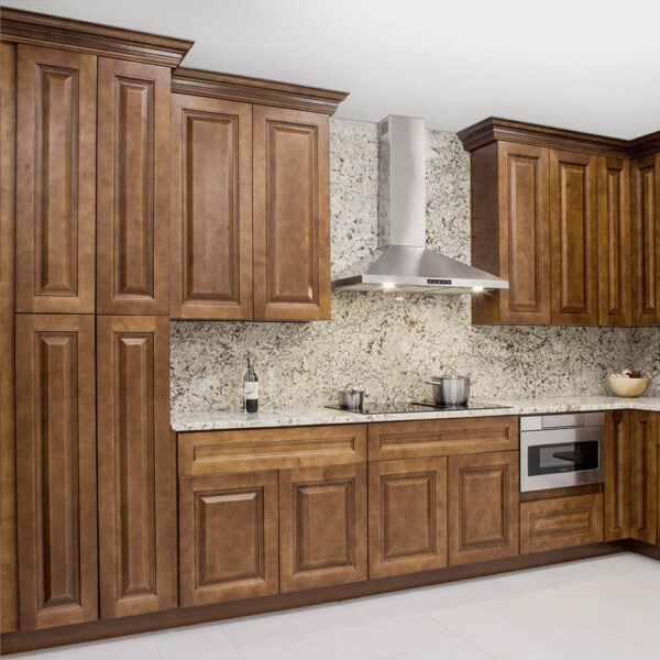 Frameless Classic Chestnut Deep Wall Cabinet-Kitchen Cabinet