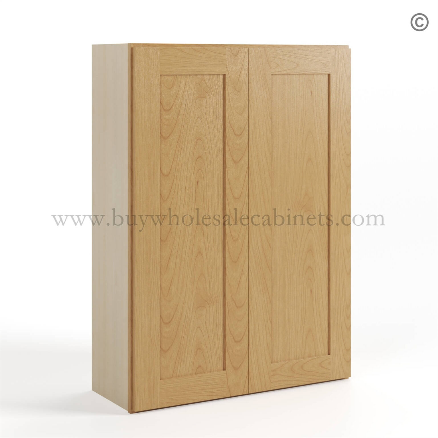 Treasure Chest Shaker 42 H Double Door Wall Cabinet - BWC