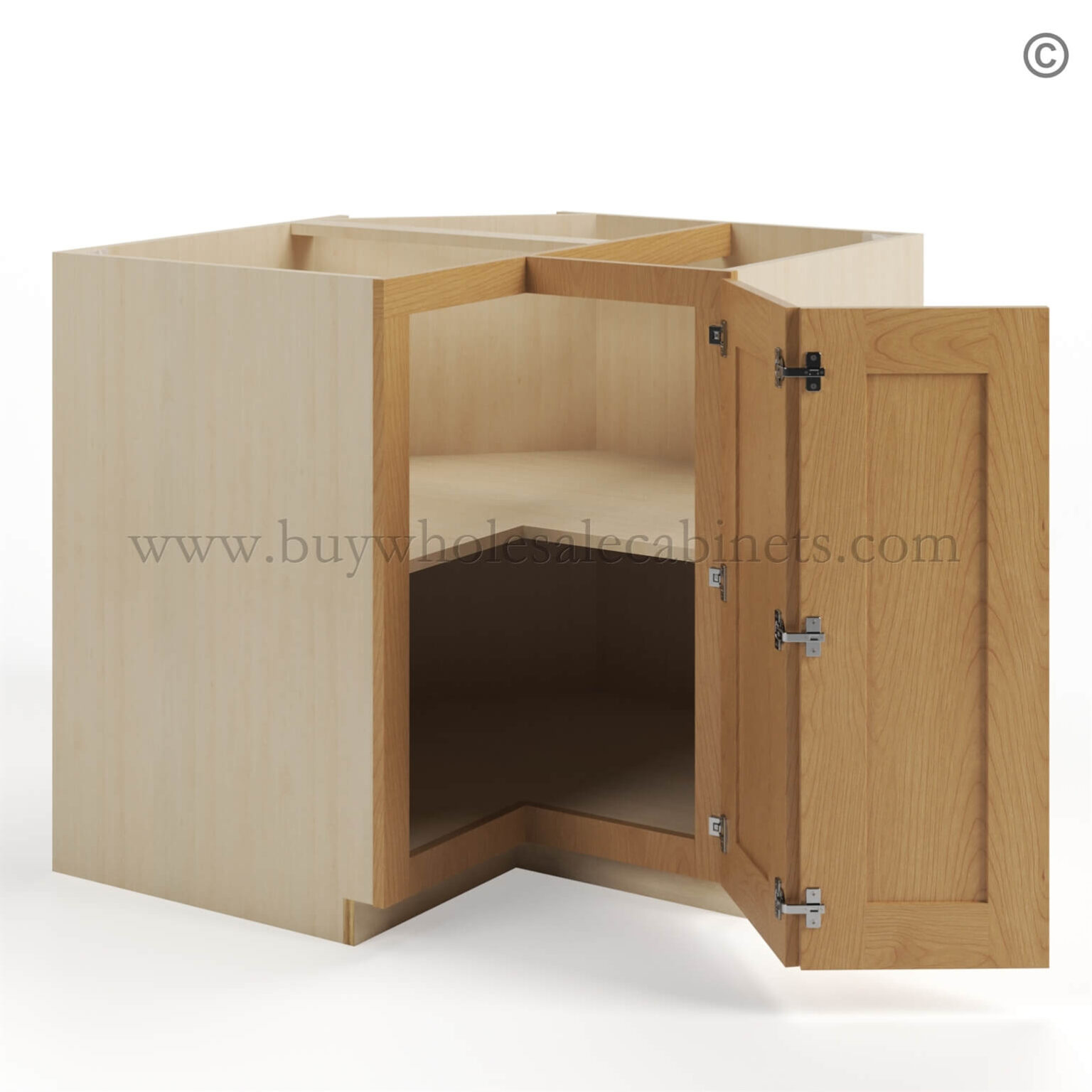 Treasure Chest Shaker Easy Reach Base Cabinet - BWC