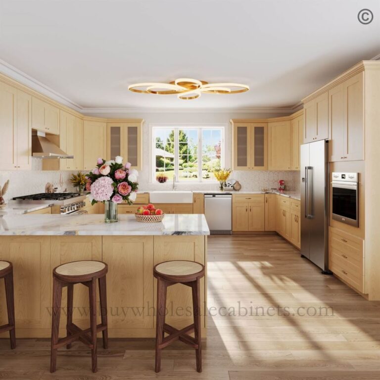 Treasure Chest Shaker Sink Base With Double Doors and False Drawers - BWC