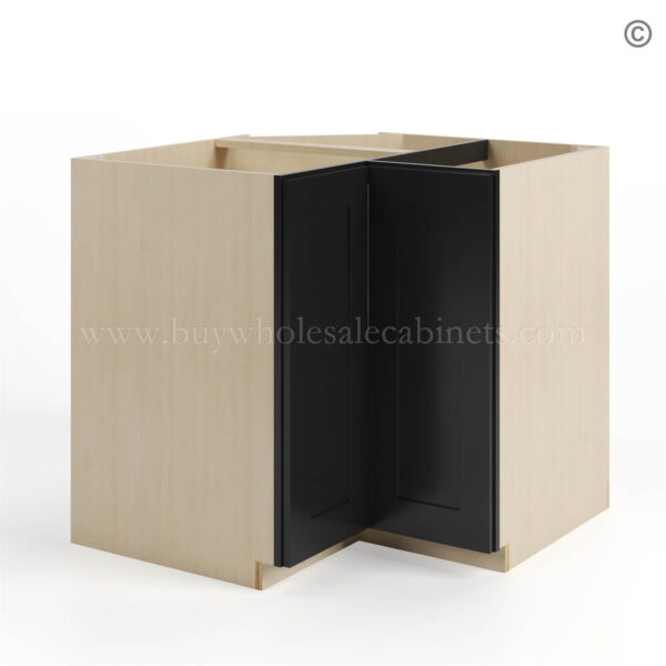 Black Shaker Easy Reach Base Cabinet -Budget Modern Cabinets