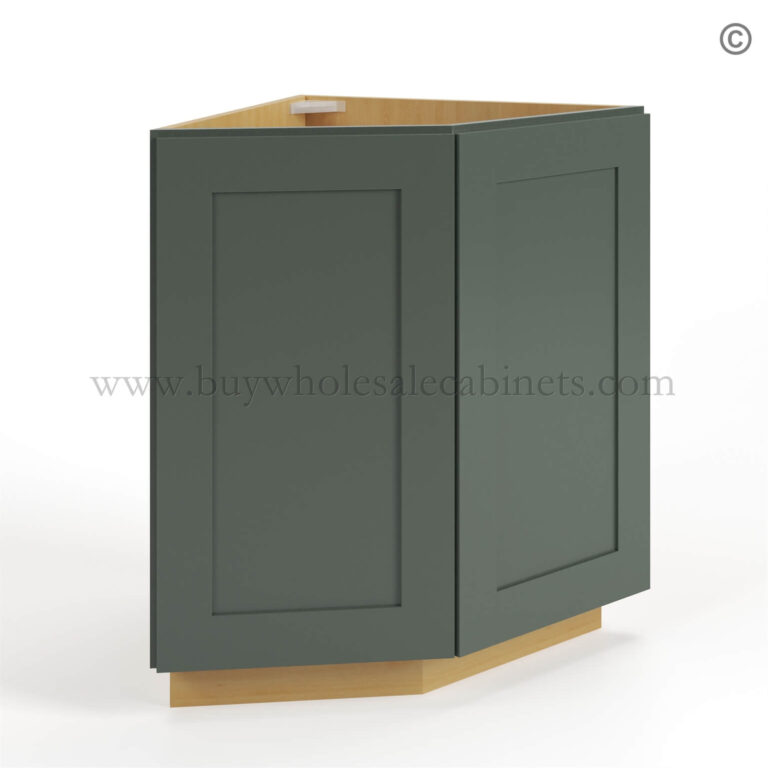 Green Shaker Base End Cabinet - Buy Wholesale Cabinets